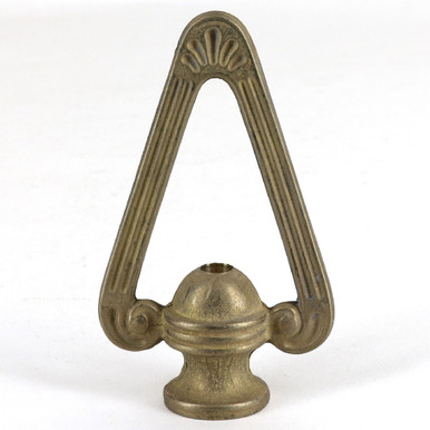 1/8ips Threaded Triangle Shape Brass Loop with Wire Exit Wireway