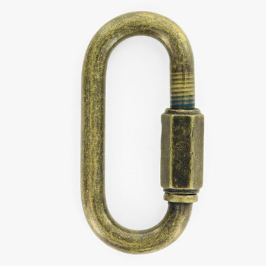 1/4in.(6mm)Thick Steel Quicklink - Antique Brass Finish