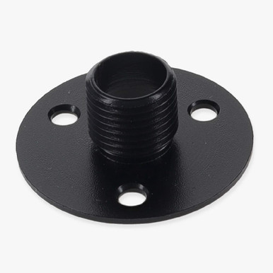 1/8ips Male Brass Threaded Flange - Black Finish