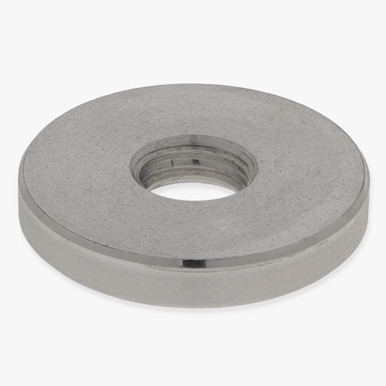 1/4-27 UNF - 3/4in Diameter x 1/8in H - Smooth Flat Aeaded Knurled Flat ...