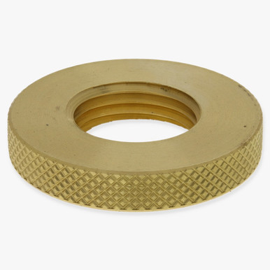 1/2ips - 1-1/2in Diameter x 1/4in H - Threaded Diamond Knurled Round ...