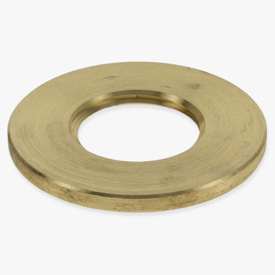 1/4ips - 1in Diameter x 1/16in H - Threaded Knurled Flat Brass Nut ...