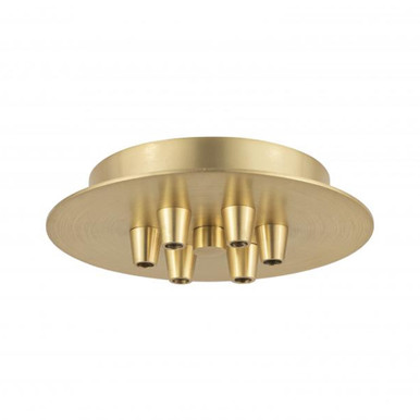 Choose Your Color - 6 Light - 5-7/8in Round - Multi Port Canopy