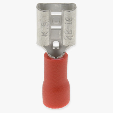 0.25in NEMA Tab - Female quick-slide Wire Connector - Red