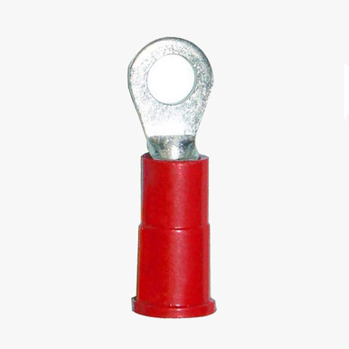 #6 Crimp-On Ring Terminal for use with 22-16 Gauge Wire Sizes