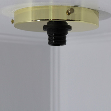Flush Mounted Single E-12 Lighting Fixture for 1-1/16in Hole Shade ...
