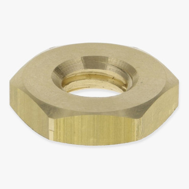 1/4-20 UNC - 9/16in Diameter x 1/8in H - Brass Hex Head Nut ...