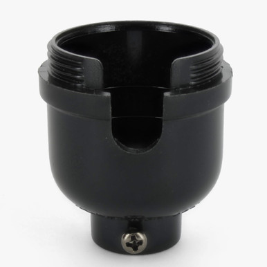 Black Phenolic 1/8ips Cap for Turn Knob and Pull chain Lamp Sockets