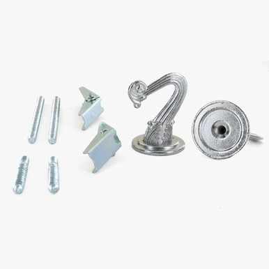 Two Sets - Light Duty Swag Hook Kit with Studs, Hanger Bolt, and Wing ...