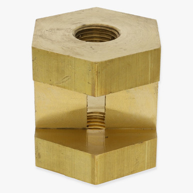 1/8ips Threaded Cast Brass Hex Hickey