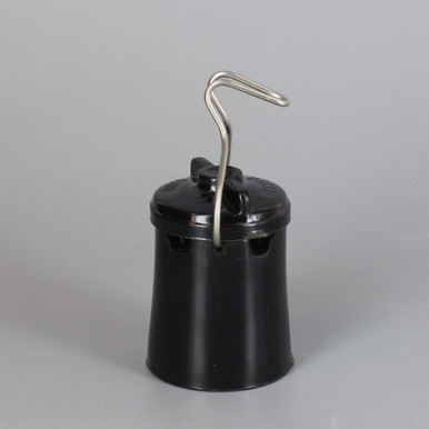 Phenolic Pin-Type Carnival Style E-26 Socket with Detachable Hook for ...