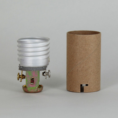 2in. E-26 Base Keyless Socket with 1/8ips. Hickey and Cardboard Insulator