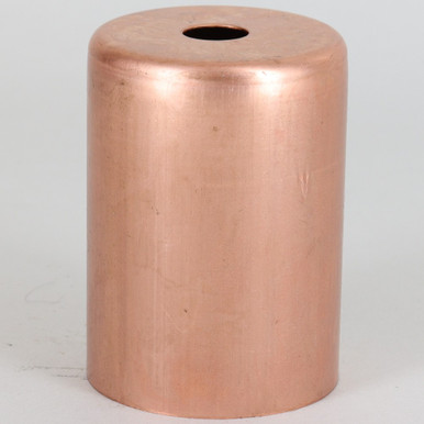 2-1/4in Tall Edison Lamp Socket Cup - Unfinished Copper