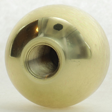 1-1/4in Diameter 1/8ips Threaded Brass Ball - Polished Brass Finish