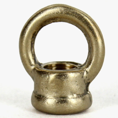 1/8ips. - Female Threaded - Heavy Duty Brass Baby Loop with Wire Way ...