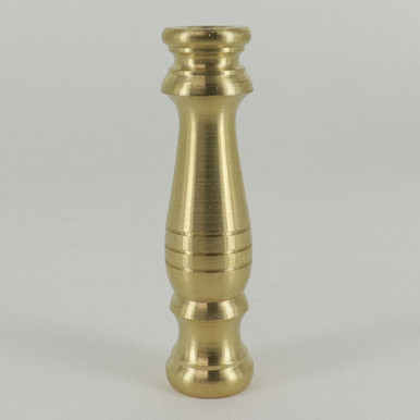 1/8ips - 3/4in x 3in Spindle Neck - Unfinished Brass