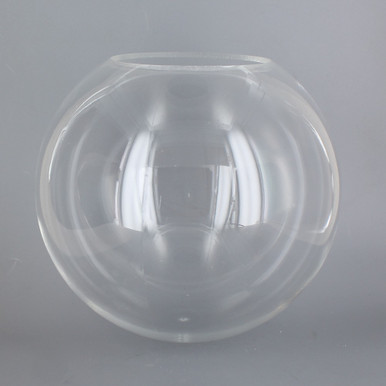 8in Diameter Clear Acrylic Neckless Ball with 4in Diameter Hole
