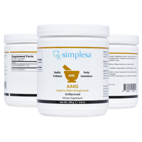 AAKG | Arginine Alpha-Ketoglutarate | Simplesa