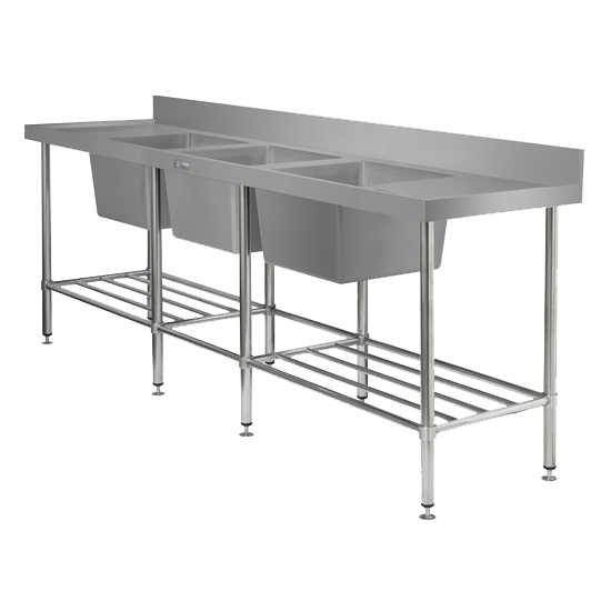 Simply Stainless Steel Kitchen Sink Benches | Prestige Products