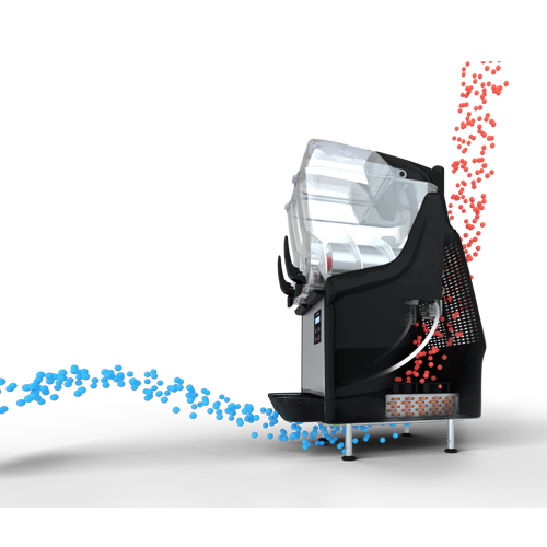 GBG V-Air-3 SMART PLUS Slush Machine, 3x 15L bowls,