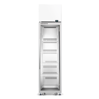 Skope Upright Display Fridge SKT500-XW, 445L, 1 glass door, top mount