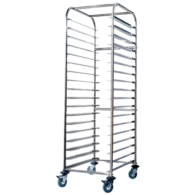 Simply Stainless SS16.1/1 Mobile 1.1 Gastronorm Rack Trolley For Sale