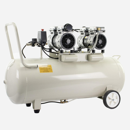 Hyundai 1500W 100L Oil Free Low Noise Electric Air Compressor 11CFM ...