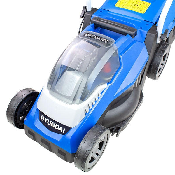 Hyundai 12.6 32cm 40V Cordless Lawnmower Rear Roller 2.5Ah Li Ion Battery Powered HYM40LI330P
