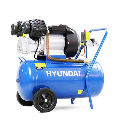 Hyundai 3hp 50L Electric Air Compressor 14CFM 116psi Direct Drive V Twin HY3050V