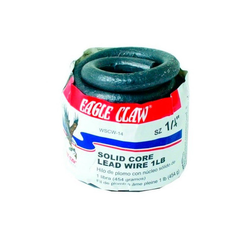 Eagle Claw Solid Core Lead Wire 1 lb, 1/4"