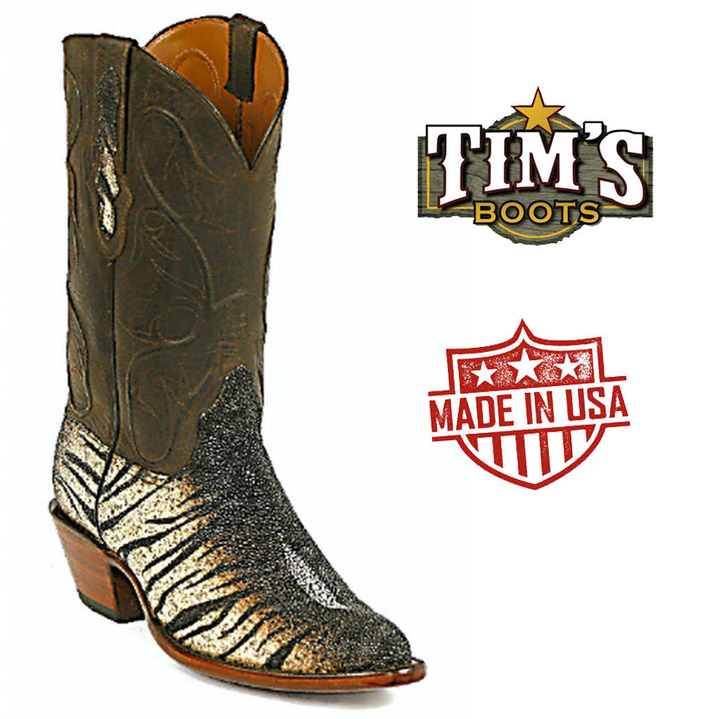 Shop Boots - Exotic Boots - Stingray Boots - Tim's Boots