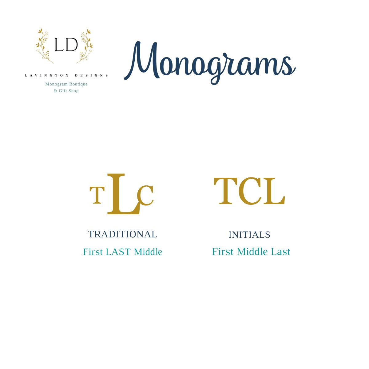 Monogrammed Weekenders - Lavington Designs LLC