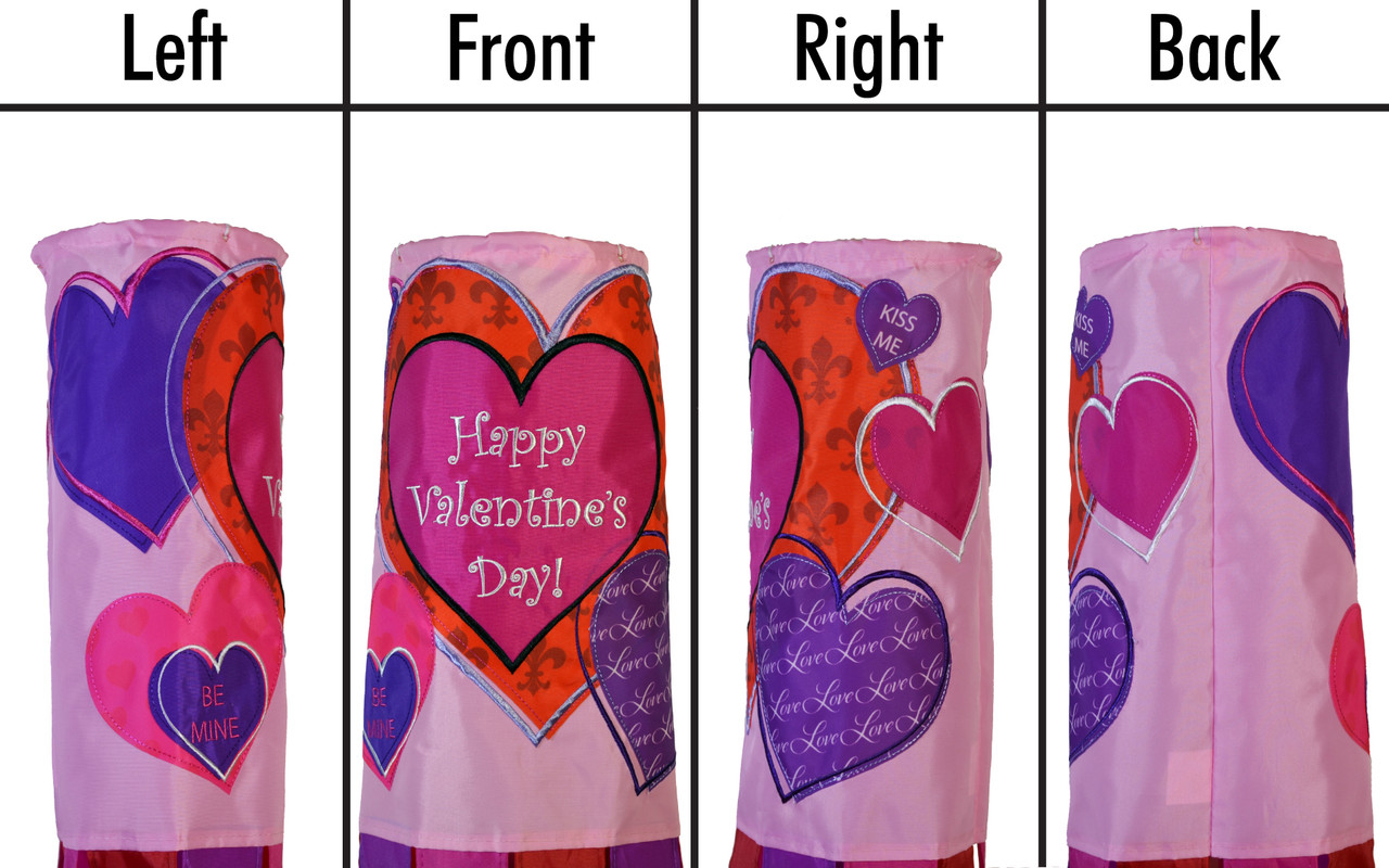 Valentine's Day 40-inch Windsock - Kite Garden