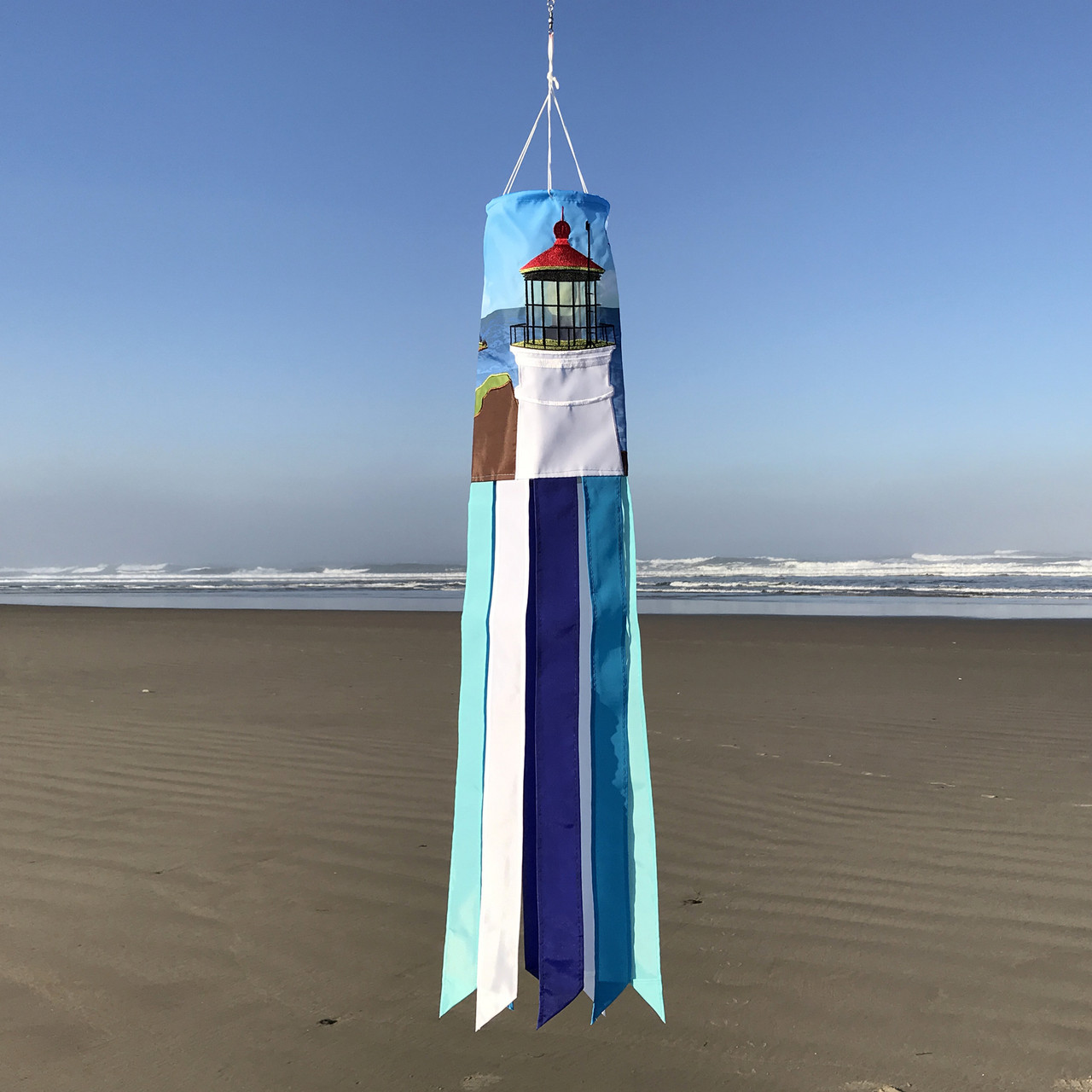 Coastal Lighthouse 40-inch Windsock - Kite Garden