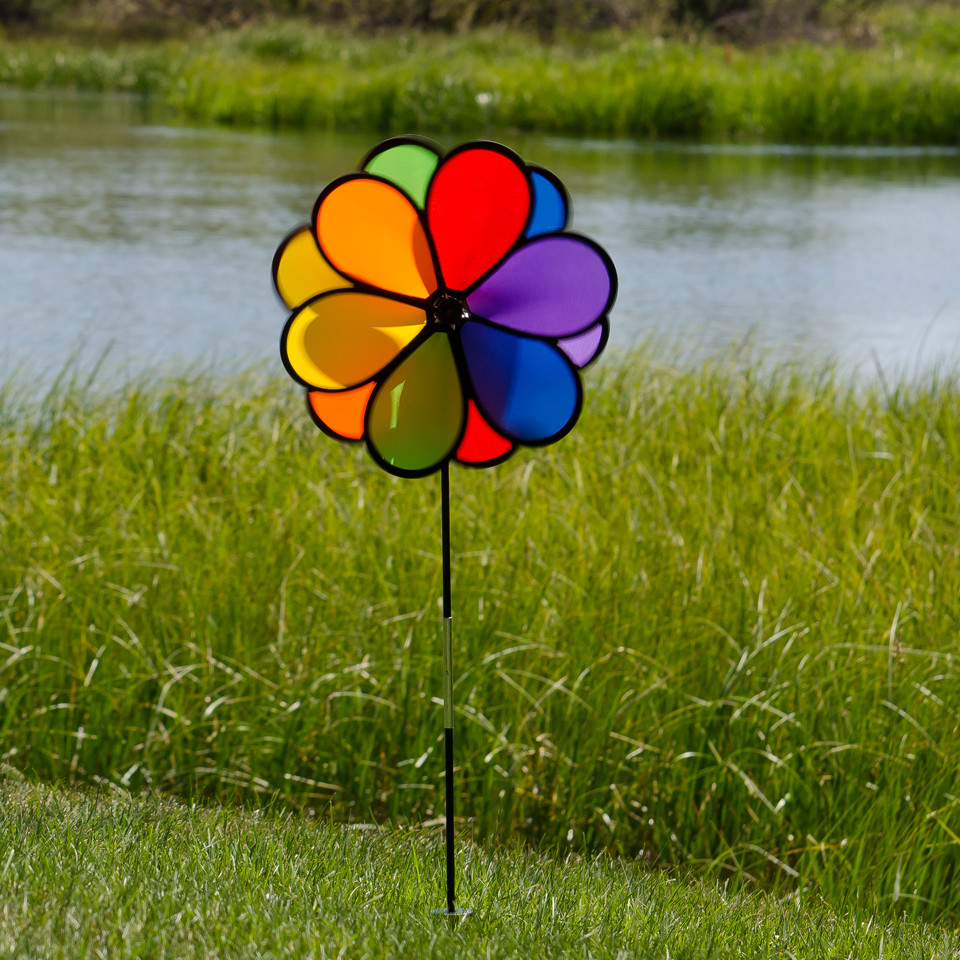 14-inch Double Flower Spinner - Kite Garden