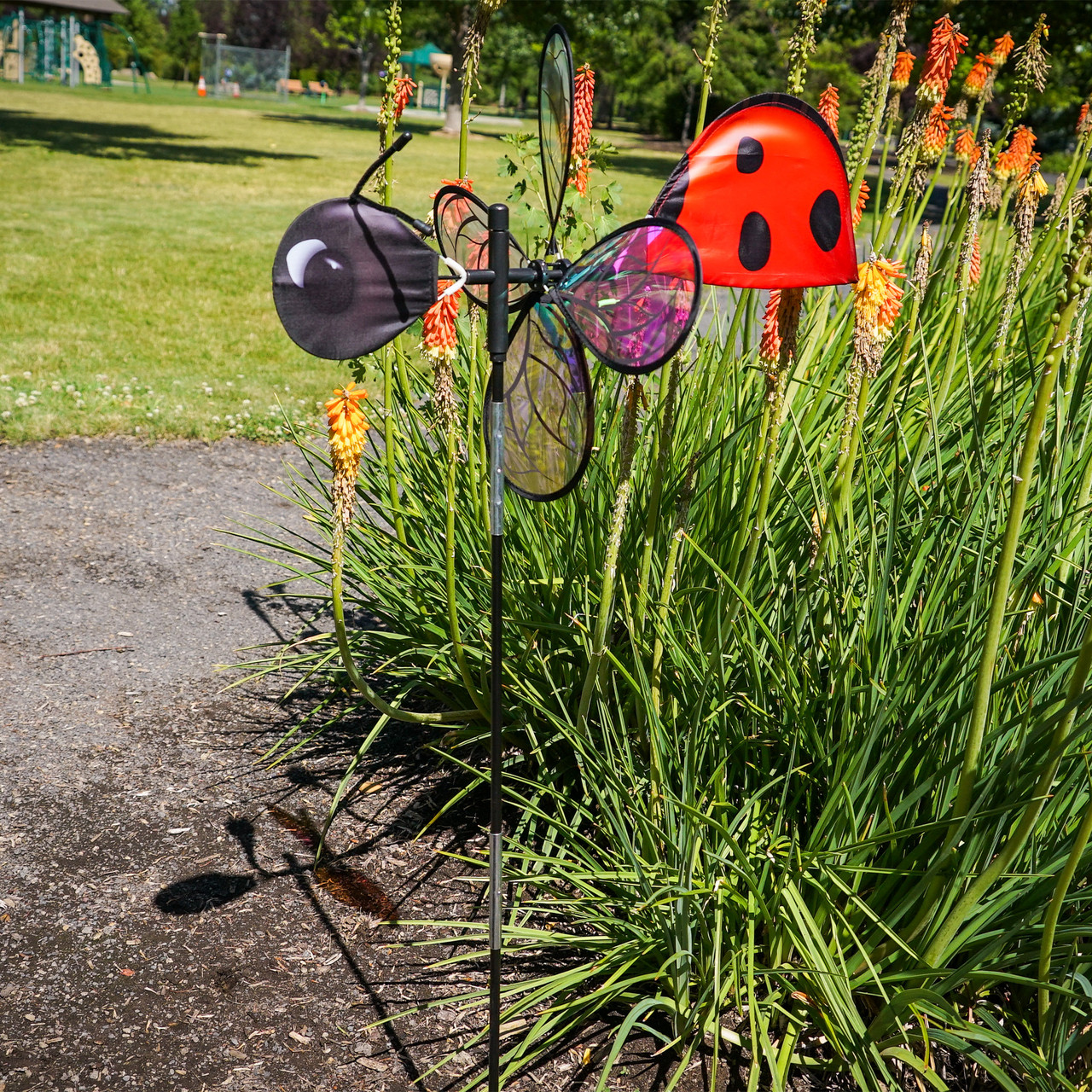 Pivoting Ladybug Spinner - Kite Garden