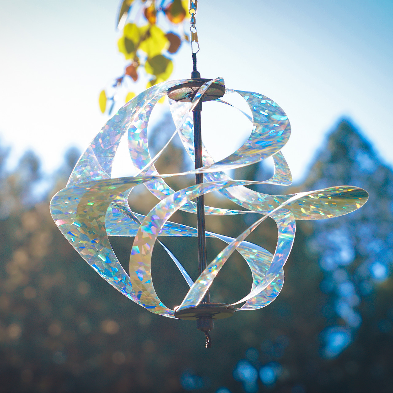 Silver Sparkle Vortex Spinner - Kite Garden