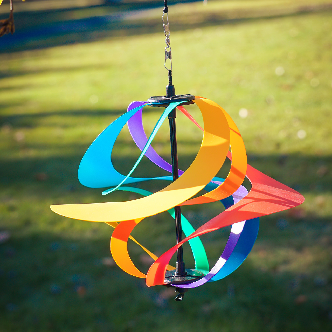 Rainbow Poly Vortex Spinner - Kite Garden