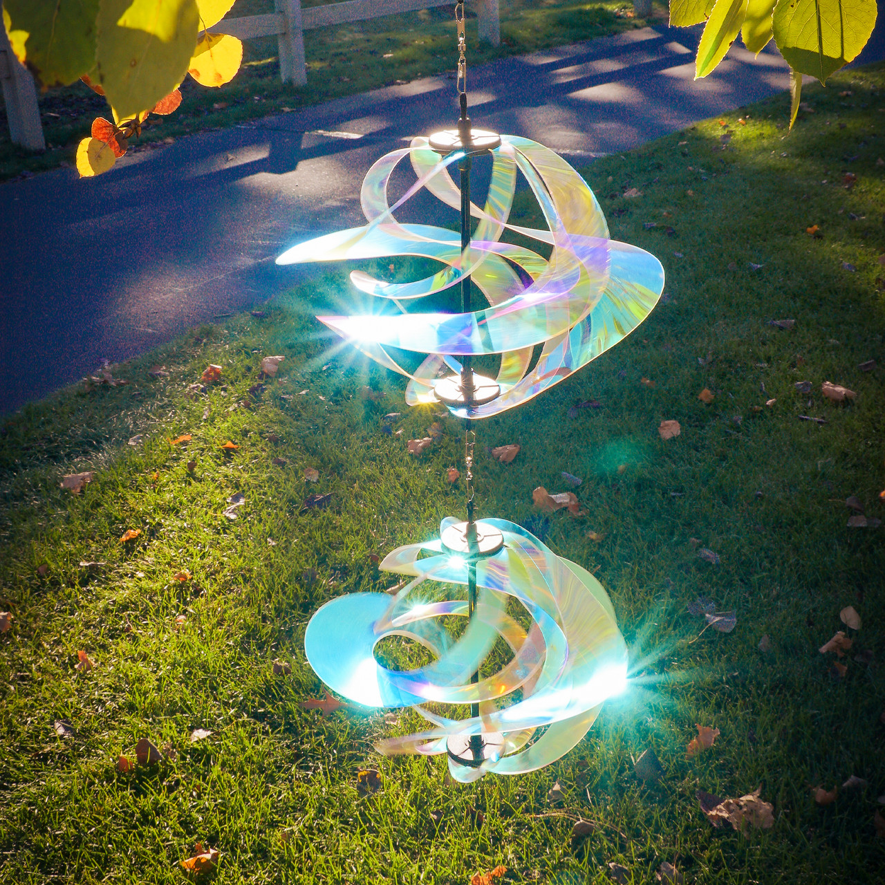 Iridescent Double Vortex Spinner - Kite Garden