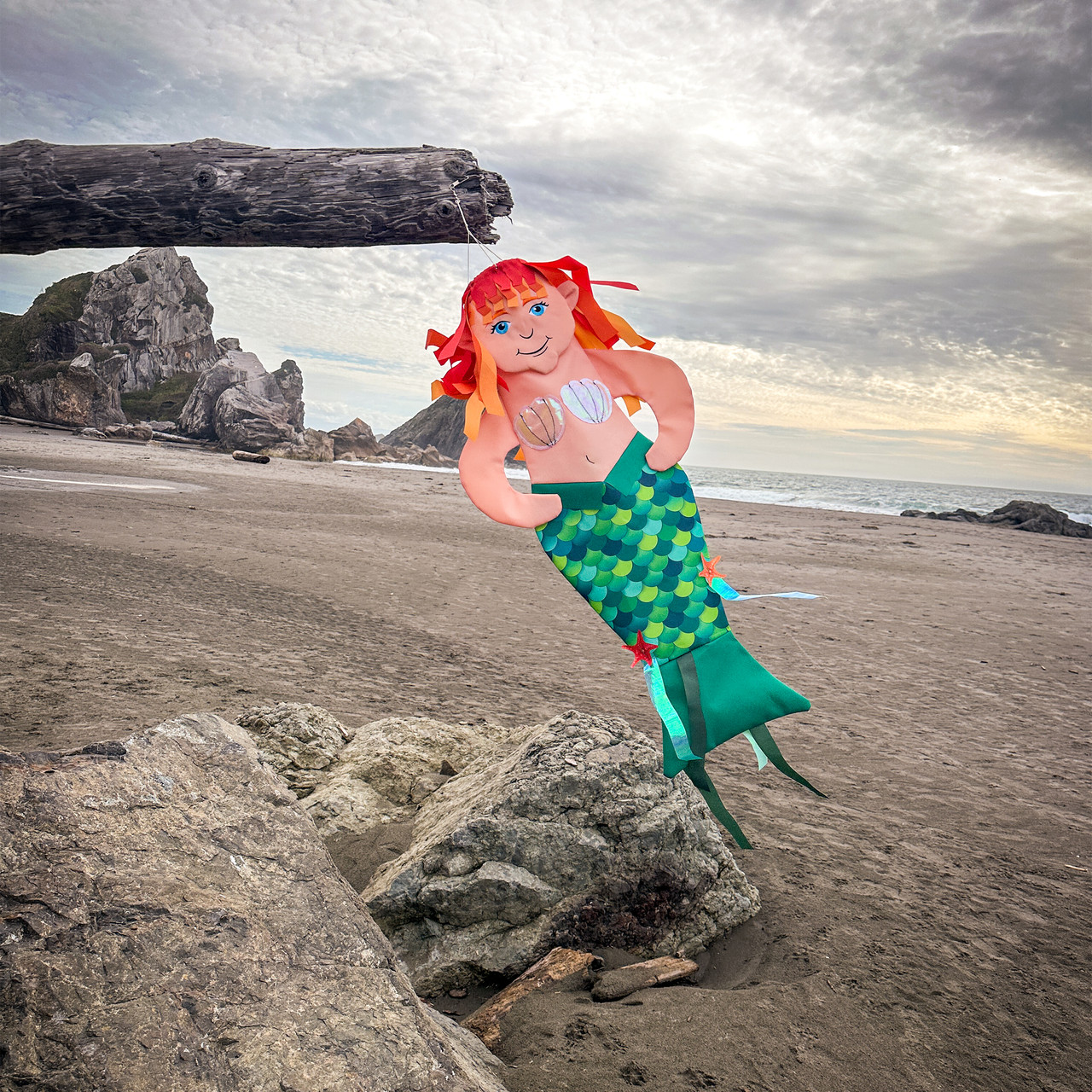 Mermaid Wind Friend | Colorful Garden Decor