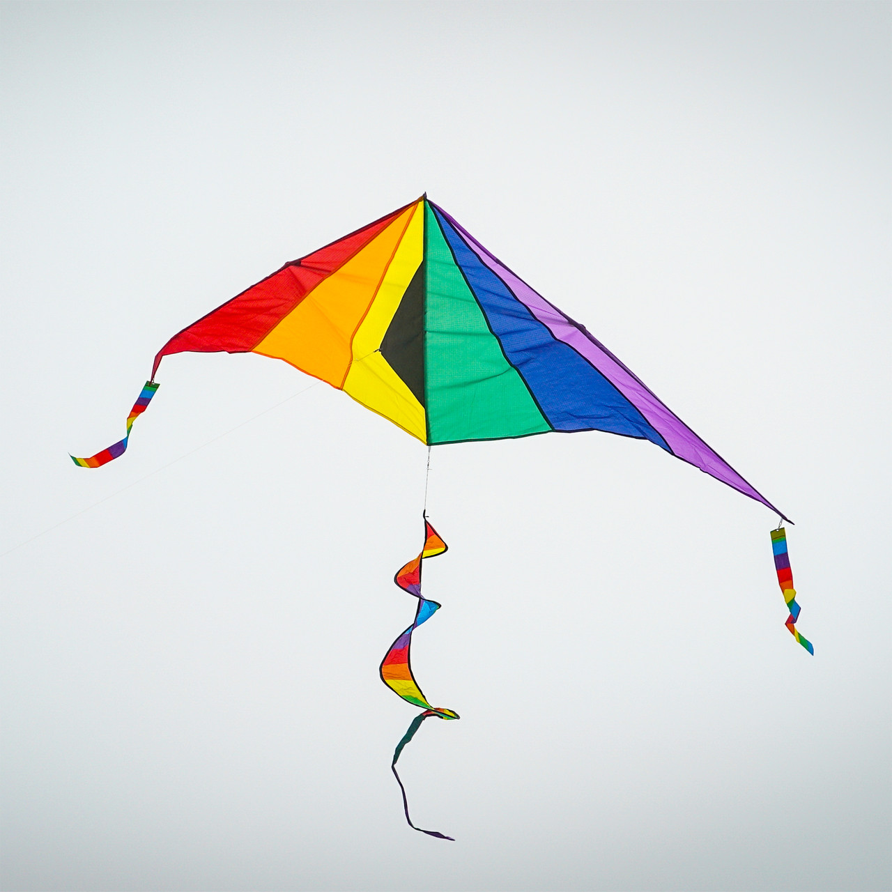 Rainbow 7' Delta Combo Kite - Kite Garden