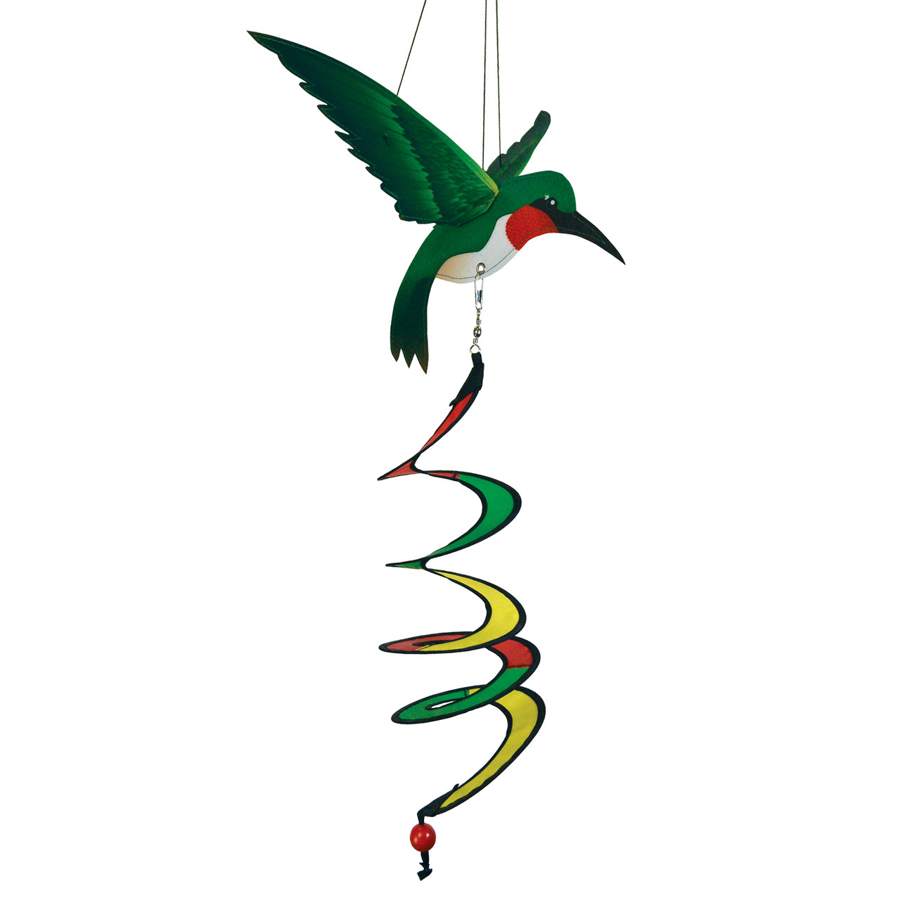 Hummingbird Theme Twister Wind Spinner - Kite Garden