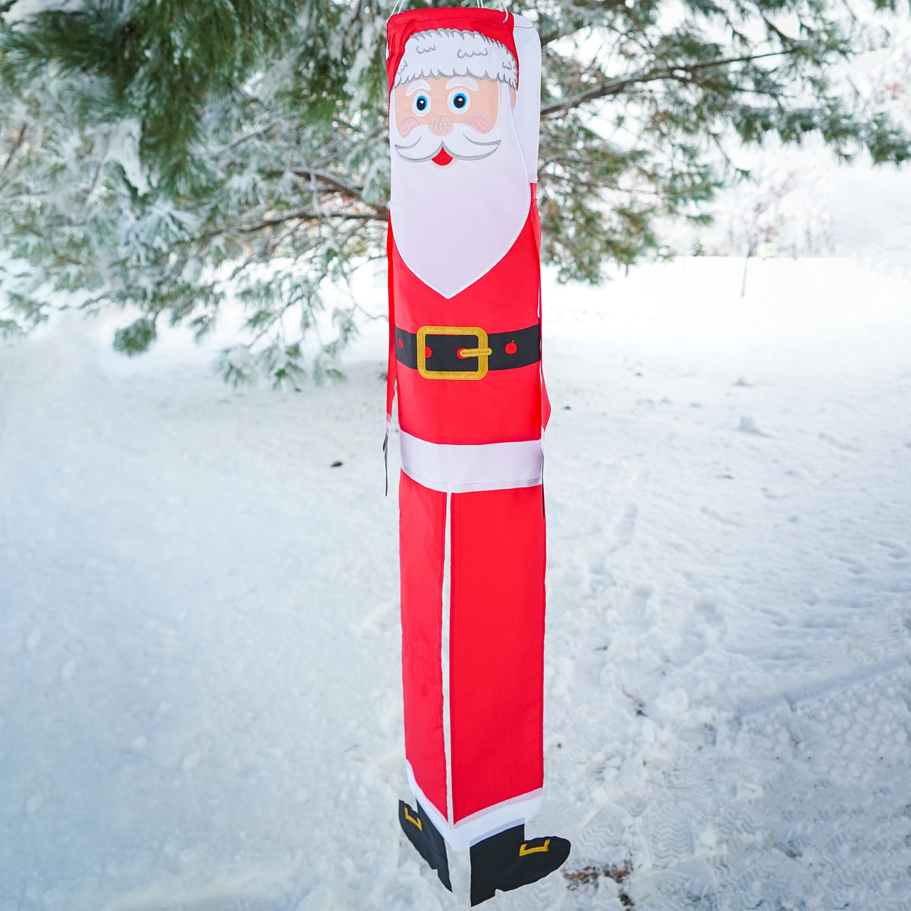 Lil' Santa Claus 3D 40-inch Windsock - Kite Garden