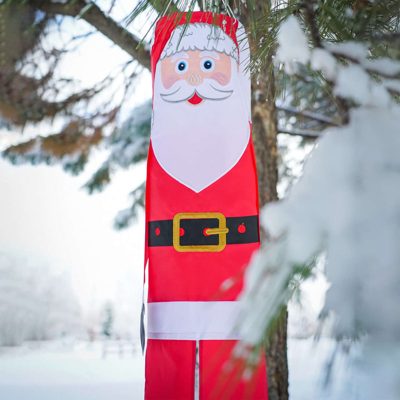 Lil' Santa Claus 3D 40-inch Windsock - Kite Garden