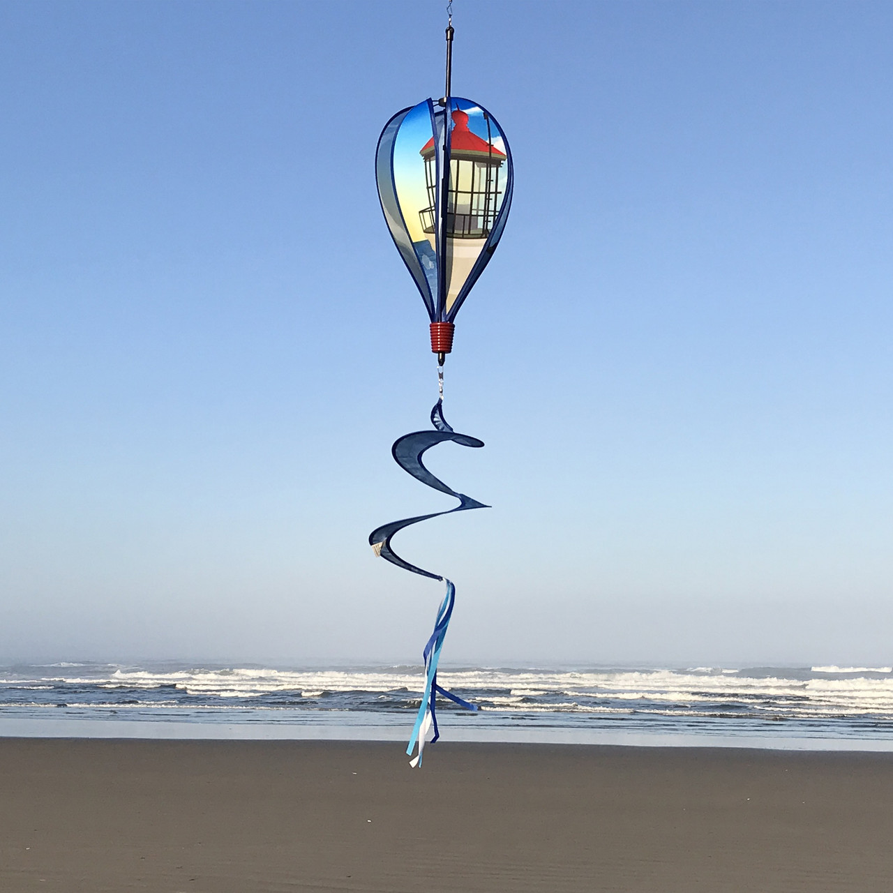 Hot Air Balloon - Coastal Lighthouse - Kite Garden