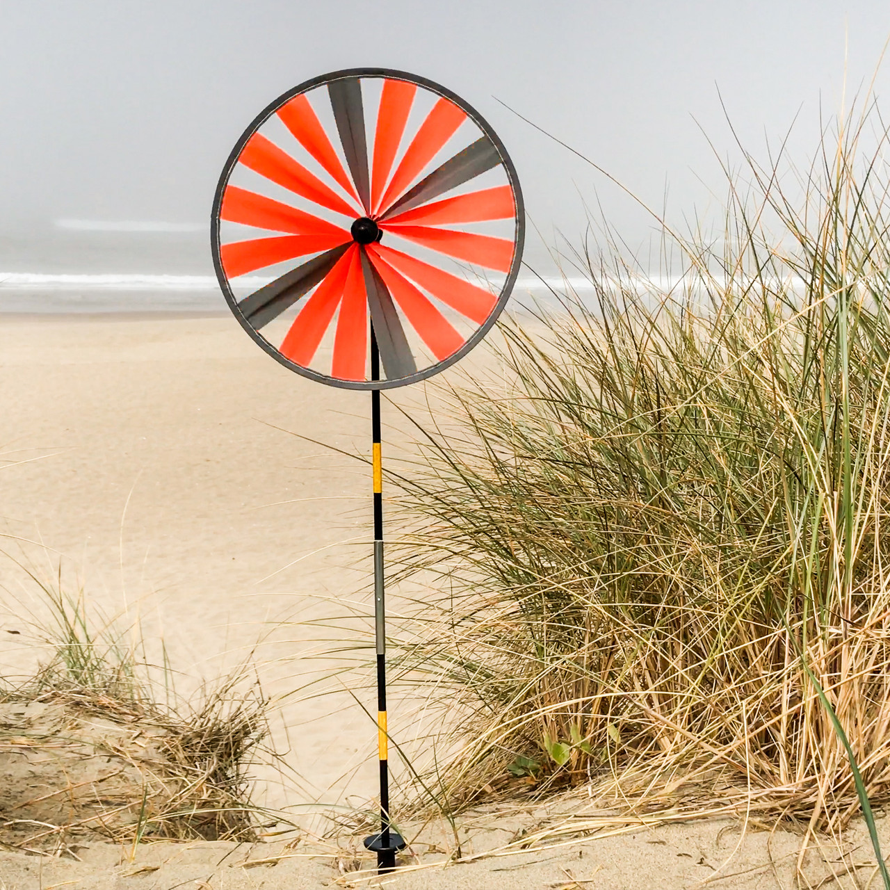 Retroreflective Orange 12-inch Spinner Wheel - Kite Garden