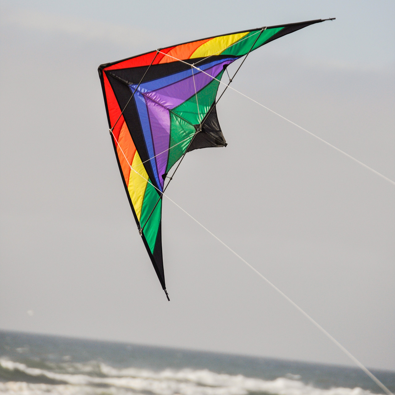 Dual Control Sport - 68" Rainbow Breeze Kite - Kite Garden