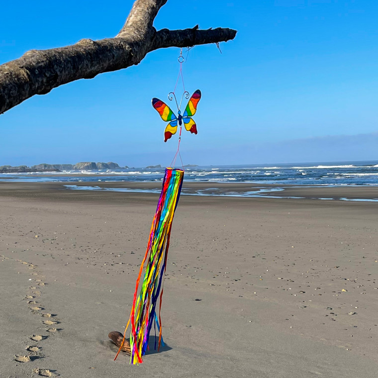 Butterfly & Ribbon Windsock