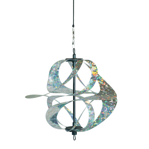 Silver Sparkle Vortex Spinner - Kite Garden