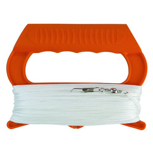 80 LB x 200' Braided Kite Line on Green Handle - 12 PC